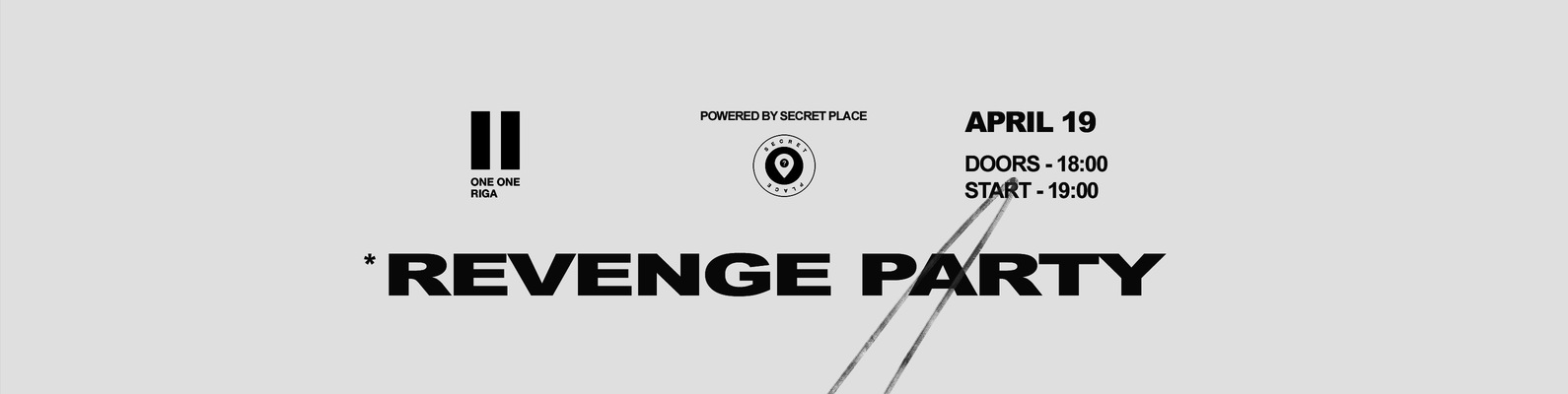 REVENGE PARTY | 19.04 — РИГА @ ONEONE | Secret Place Events ...